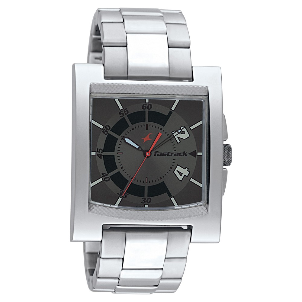 Buy Online Fastrack Quartz Analog Black Dial Stainless Steel Strap ...