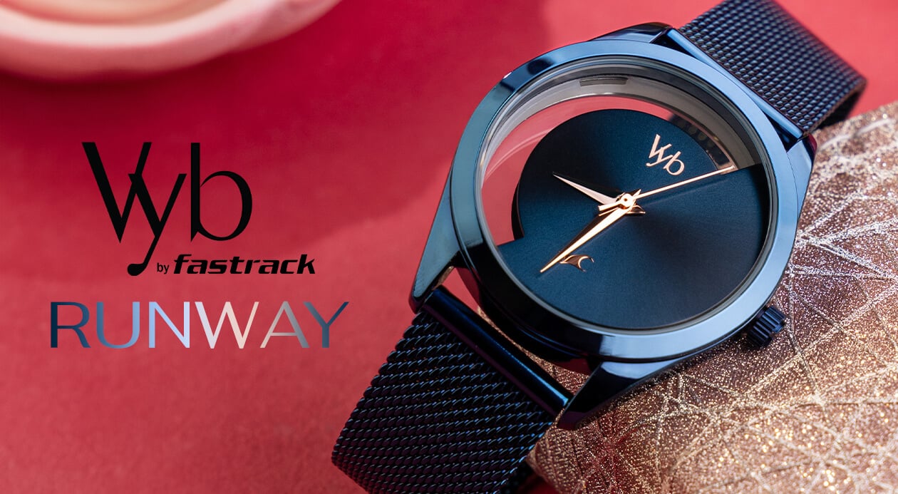 Buy Online Fastrack Vyb Runway Quartz Analog Rose Gold Dial Stainless ...