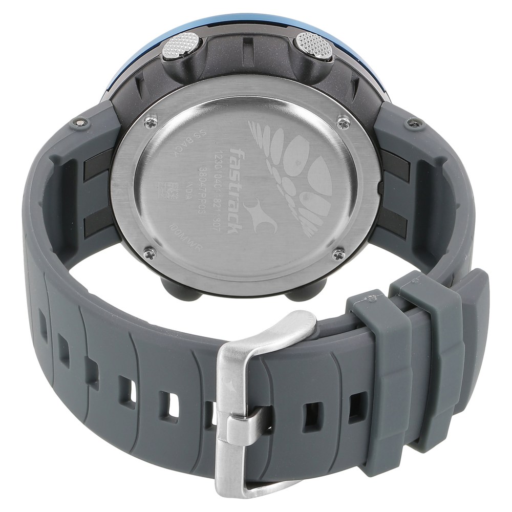 Buy Online Fastrack Trendies Digital Grey Dial Plastic Strap Watch for ...