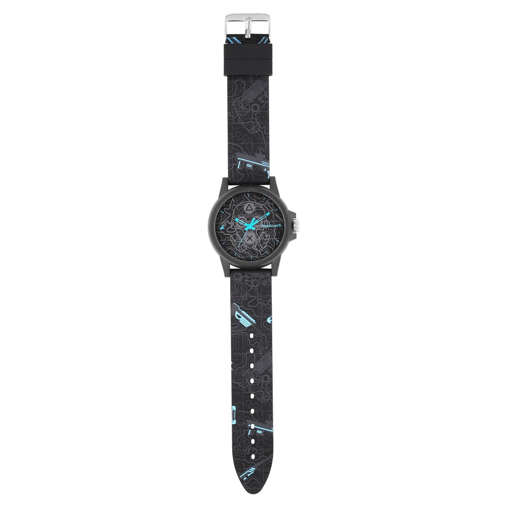 Buy Online Fastrack Unisex Arcade cyberpunk Watch: Charcoal Hues with ...
