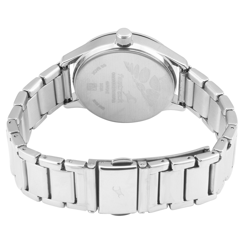 Buy Online Fastrack Silver Dial Quartz Analog Watch for Girls ...