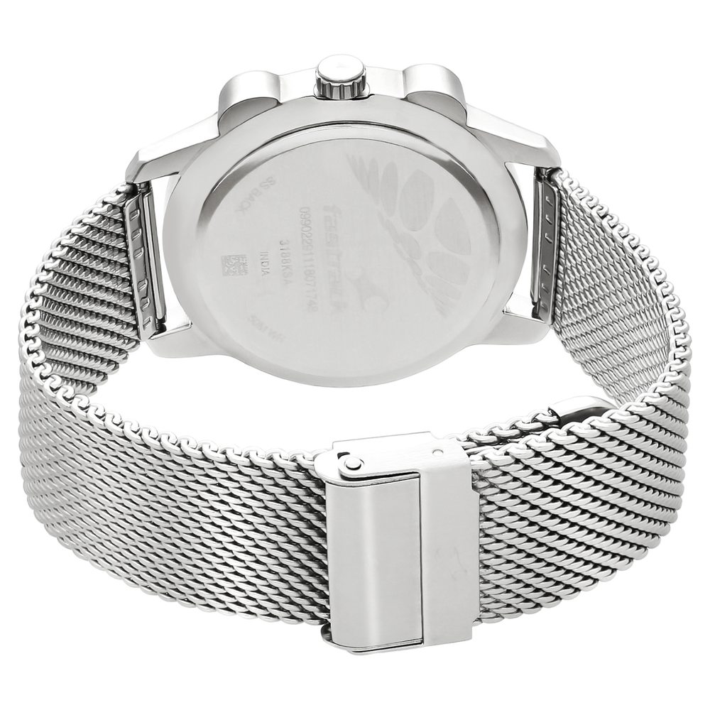 Buy Online Fastrack Denim Quartz Analog with Day and Date Black Dial ...