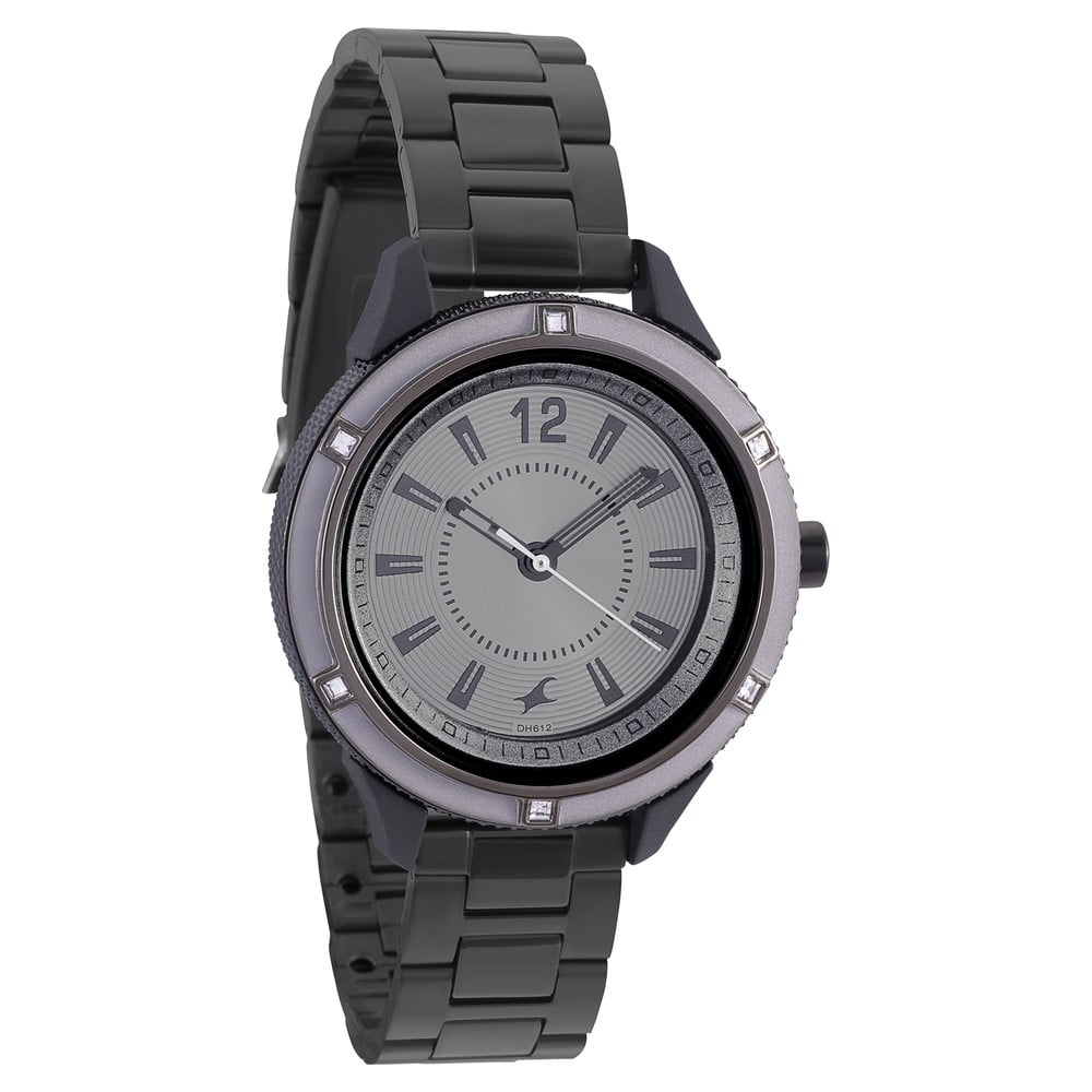 Buy Online Fastrack Varsity Quartz Analog White Dial Leather Strap ...