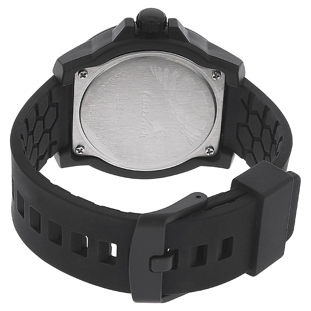 Buy Online Fastrack Quartz Analog Yellow Dial Plastic Strap Watch for ...