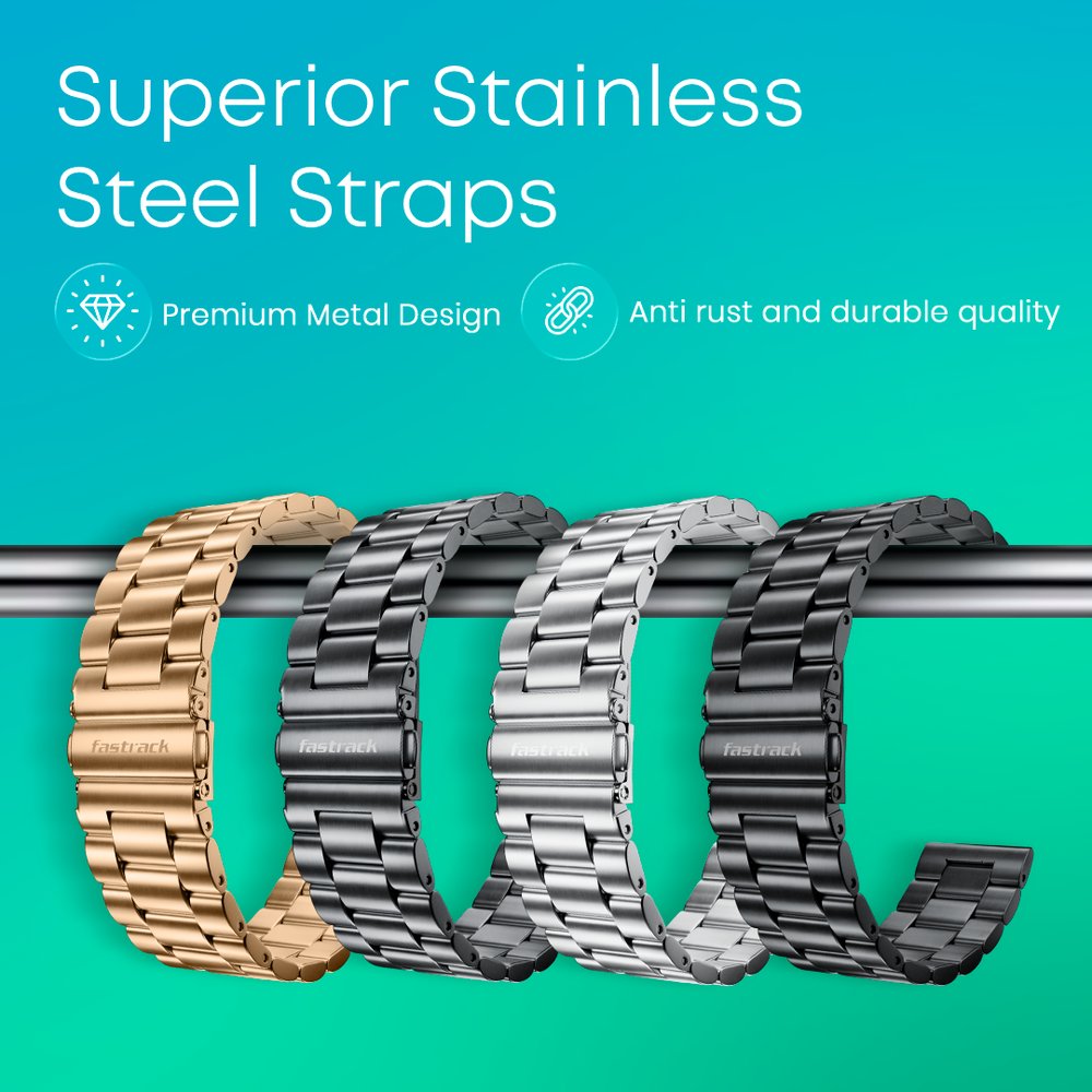 Buy Online Fastrack Radiant FX4 Premium Metal Smartwatch with 3.8 cm ...