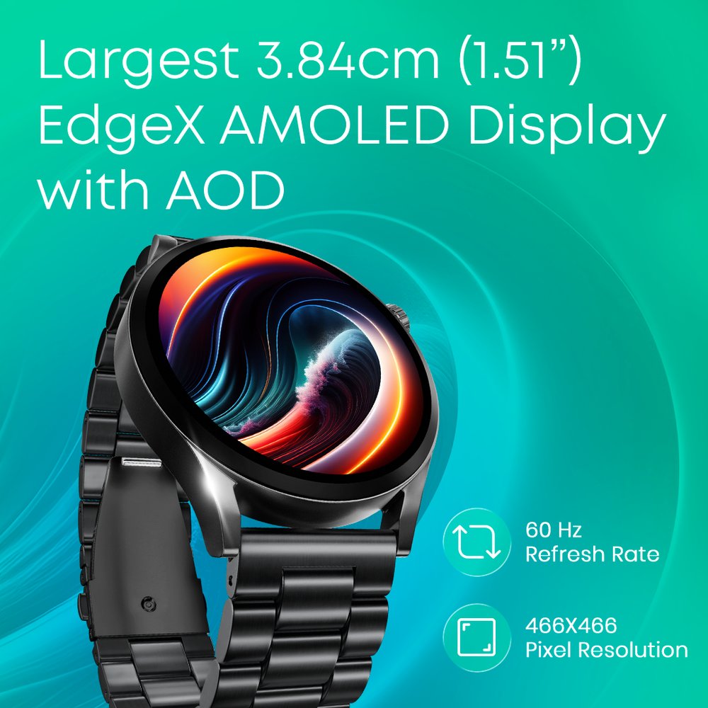 Buy Online Fastrack Radiant FX4 Premium Metal Smartwatch with 3.8 cm ...