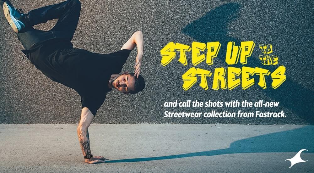 Buy Online Fastrack Streetwear Quartz Analog Digital Grey Dial PU Strap ...