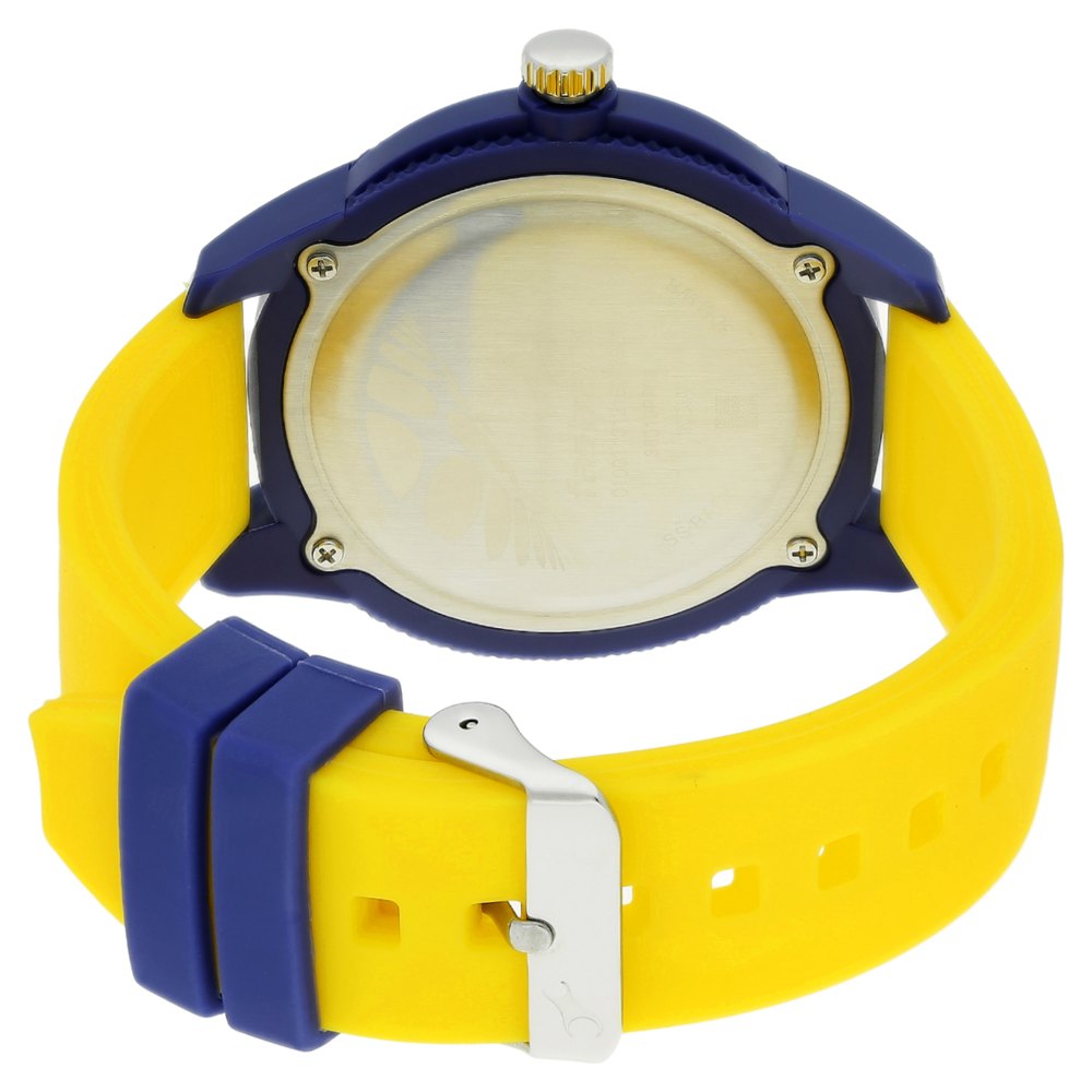 Buy Online Fastrack Quartz Analog Yellow Dial Plastic Strap Watch for ...