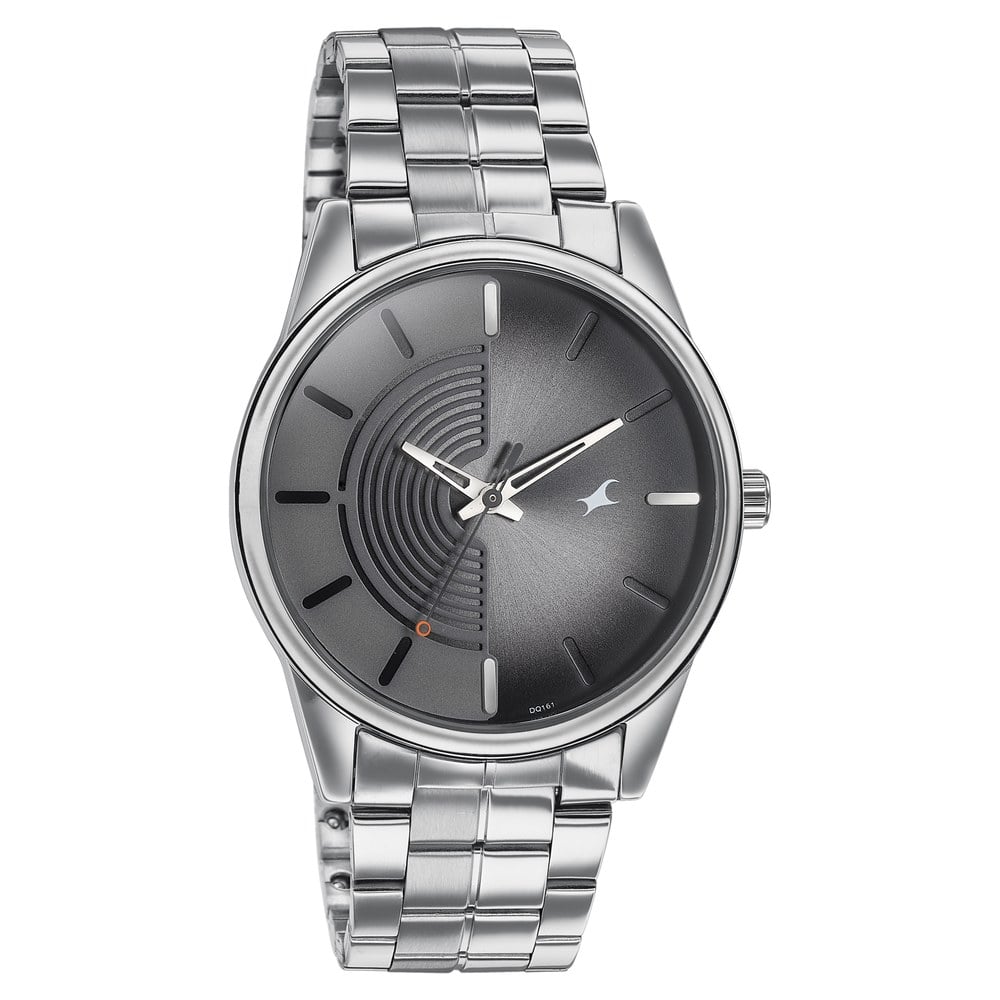 Buy Online Fastrack Stunners Quartz Analog Grey Dial Stainless Steel ...