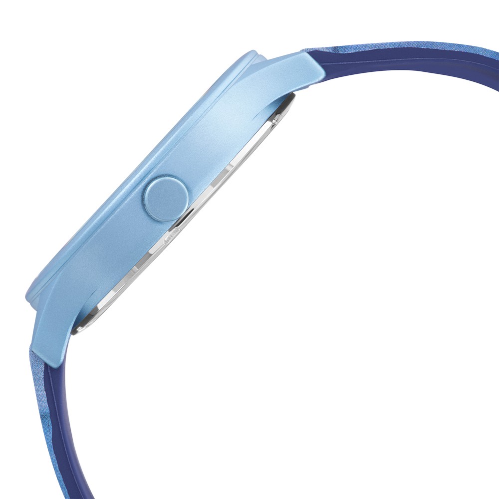 Buy Online Fastrack Topicals Quartz Analog Blue Dial Silicone Strap ...