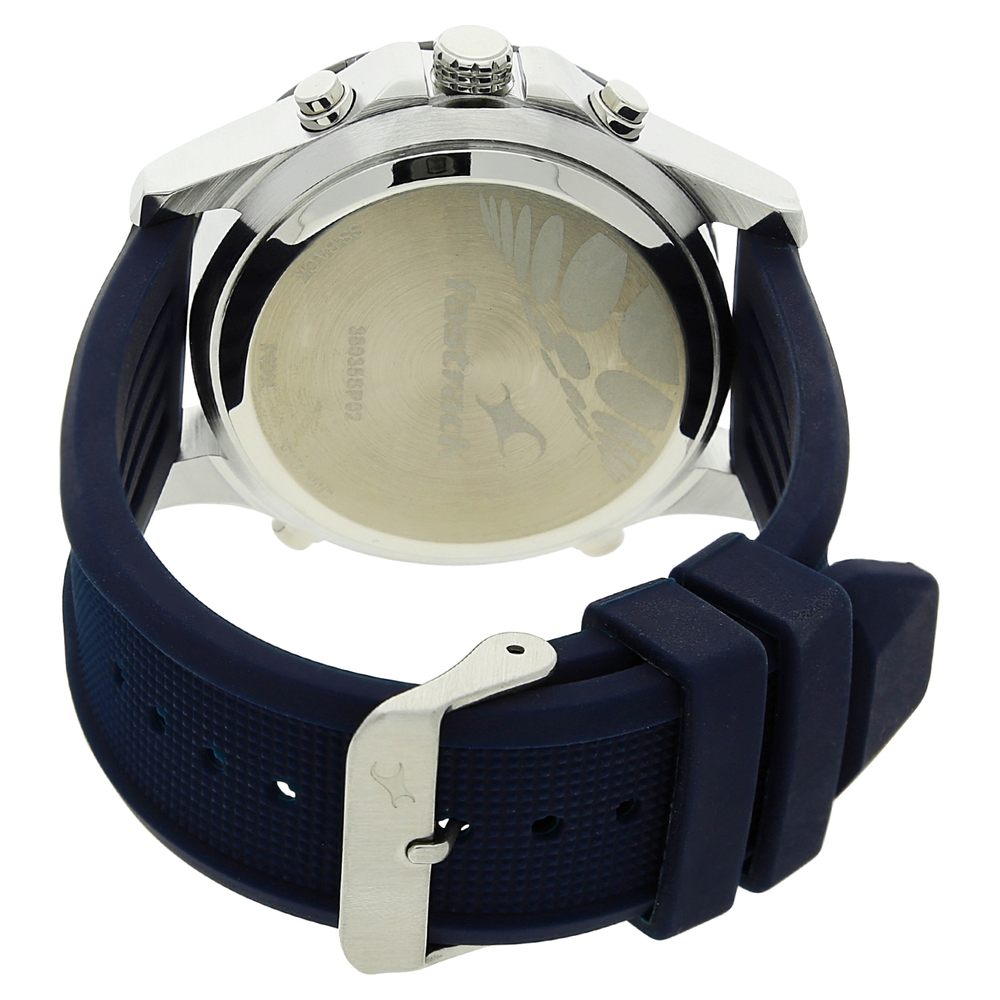 Buy Online Fastrack Quartz Analog Digital Grey Dial Silicone Strap ...