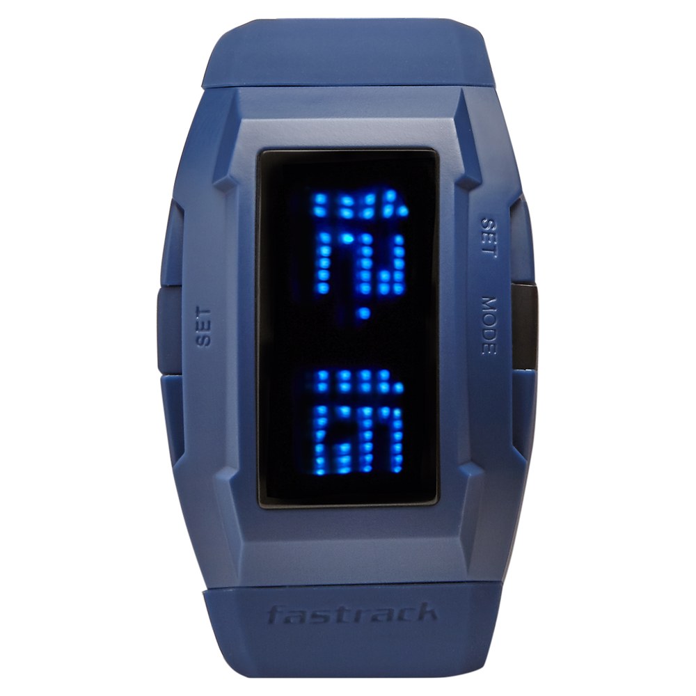 Buy Online Fastrack Digital Black Dial Plastic Strap Watch for Guys ...