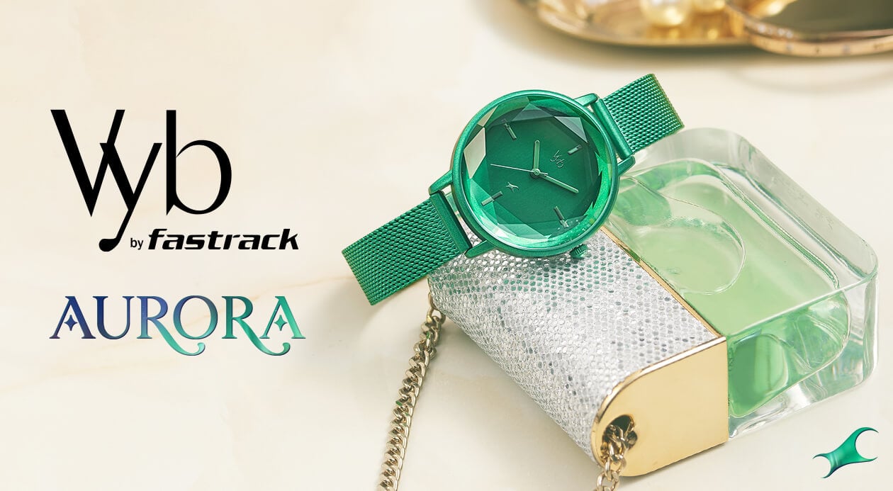 Buy Online Fastrack Vyb Aurora Quartz Analog Rose Gold Dial Stainless ...