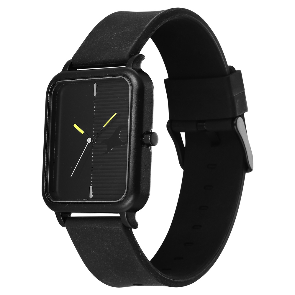Buy Online Fastrack Hype Neo Chic Quartz Analog Black Dial Silicone ...
