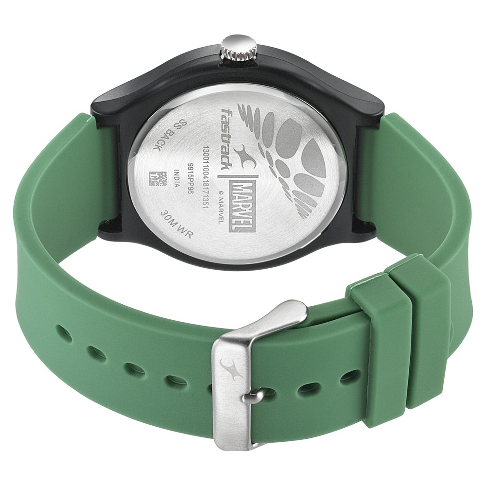 Buy Online Fastrack Avengers End Game Quartz Analog Black Dial Silicone ...