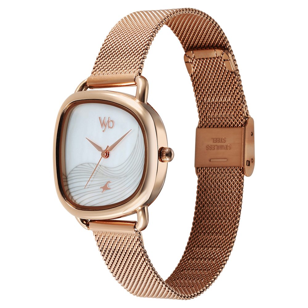 Buy Online Fastrack Vyb Manifester Quartz Analog Mother Of Pearl Dial ...