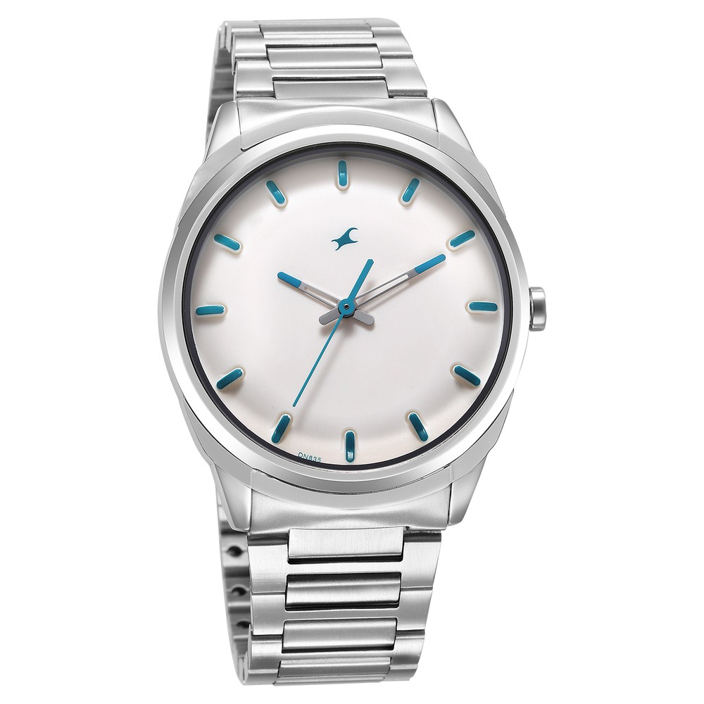 Buy Online Fastrack Quartz Analog White Dial Silver Stainless Steel ...