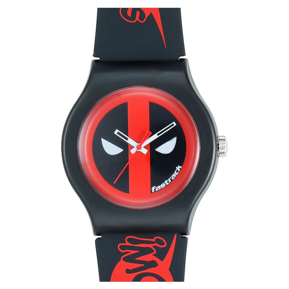 Buy Online Fastrack Deadpool Quartz Analog Bicolour Dial Silicone Strap ...